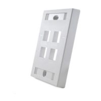 Face plate 4P Blanco Amp-Commscope Sku 1600423 | southtelecom
