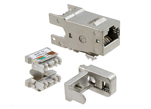 Módulo RJ45 Cat6A Blindado Twist Lateral AMP | southtelecom